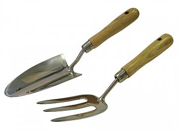 2 Piece Stainless Steel Hand Tool Set | FaithfullTools.com