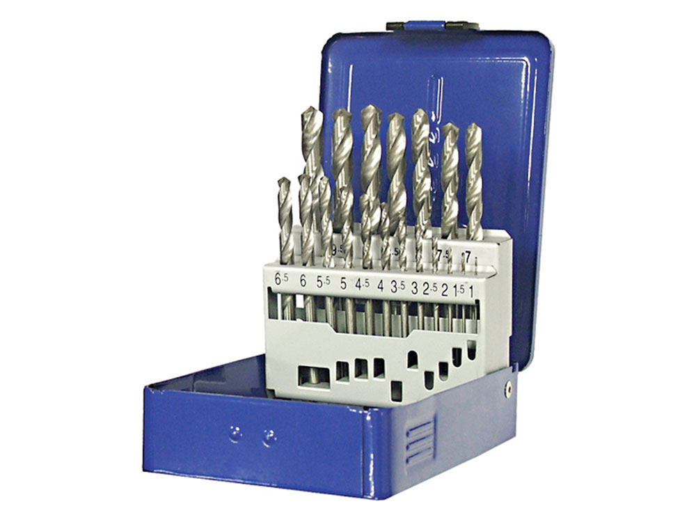 Pro M2 HSS Drill Bit Set x19 1 10mm FaithfullTools