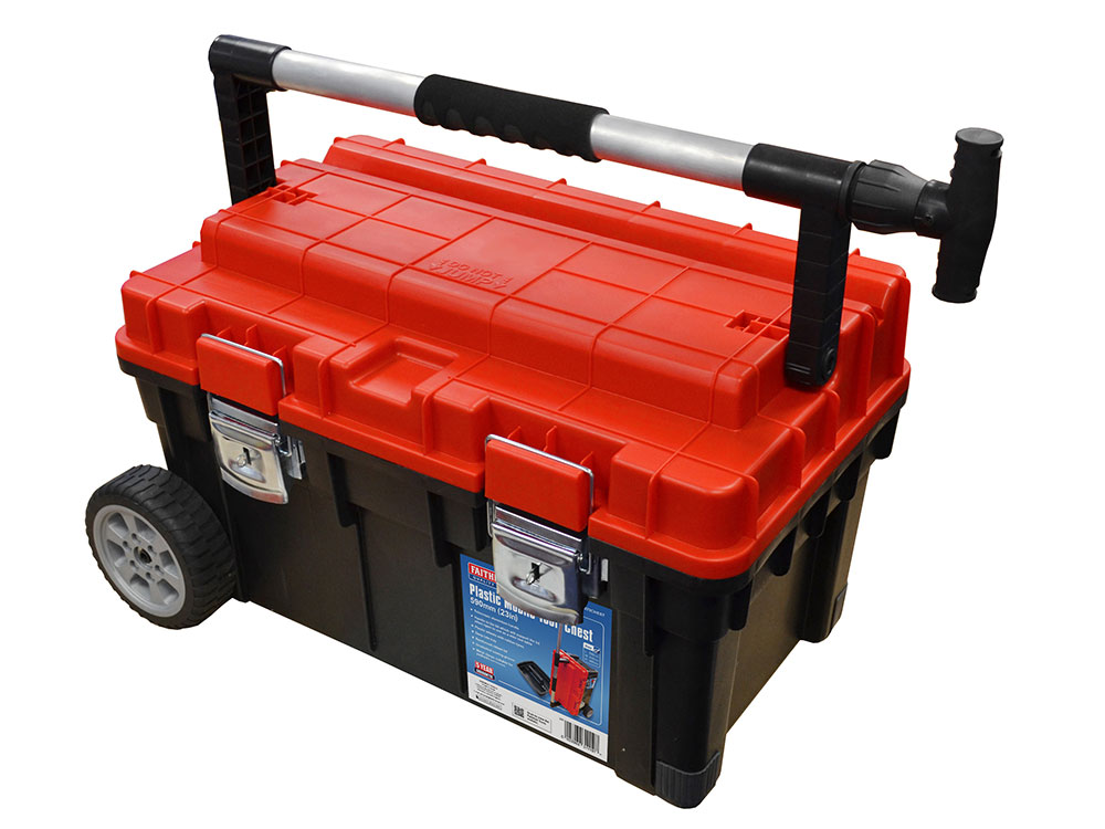 Plastic Mobile Tool Chest 59cm (23in) | FaithfullTools.com