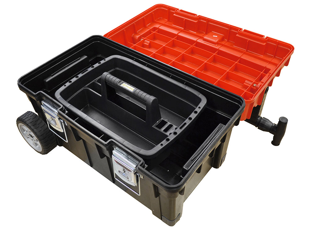 Plastic Mobile Tool Chest 59cm (23in) | FaithfullTools.com
